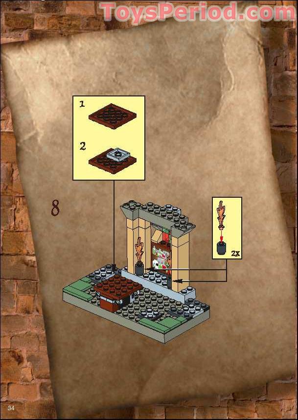 LEGO 4729 Dumbledore's Office Instructions and Parts List