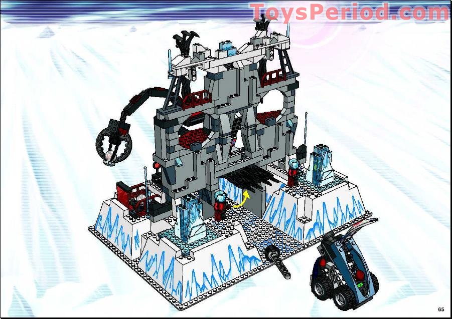 LEGO 4748 Ogel's Mountain Fortress Instructions and Parts List