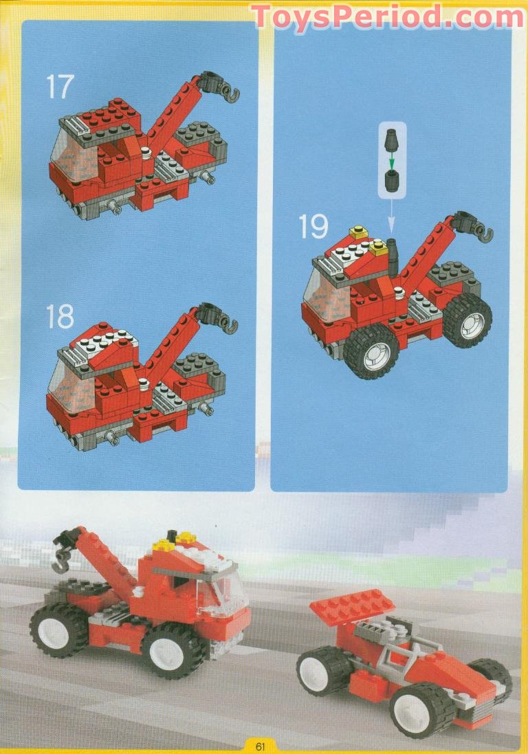 LEGO 4100 Maximum Wheels Instructions and Parts List