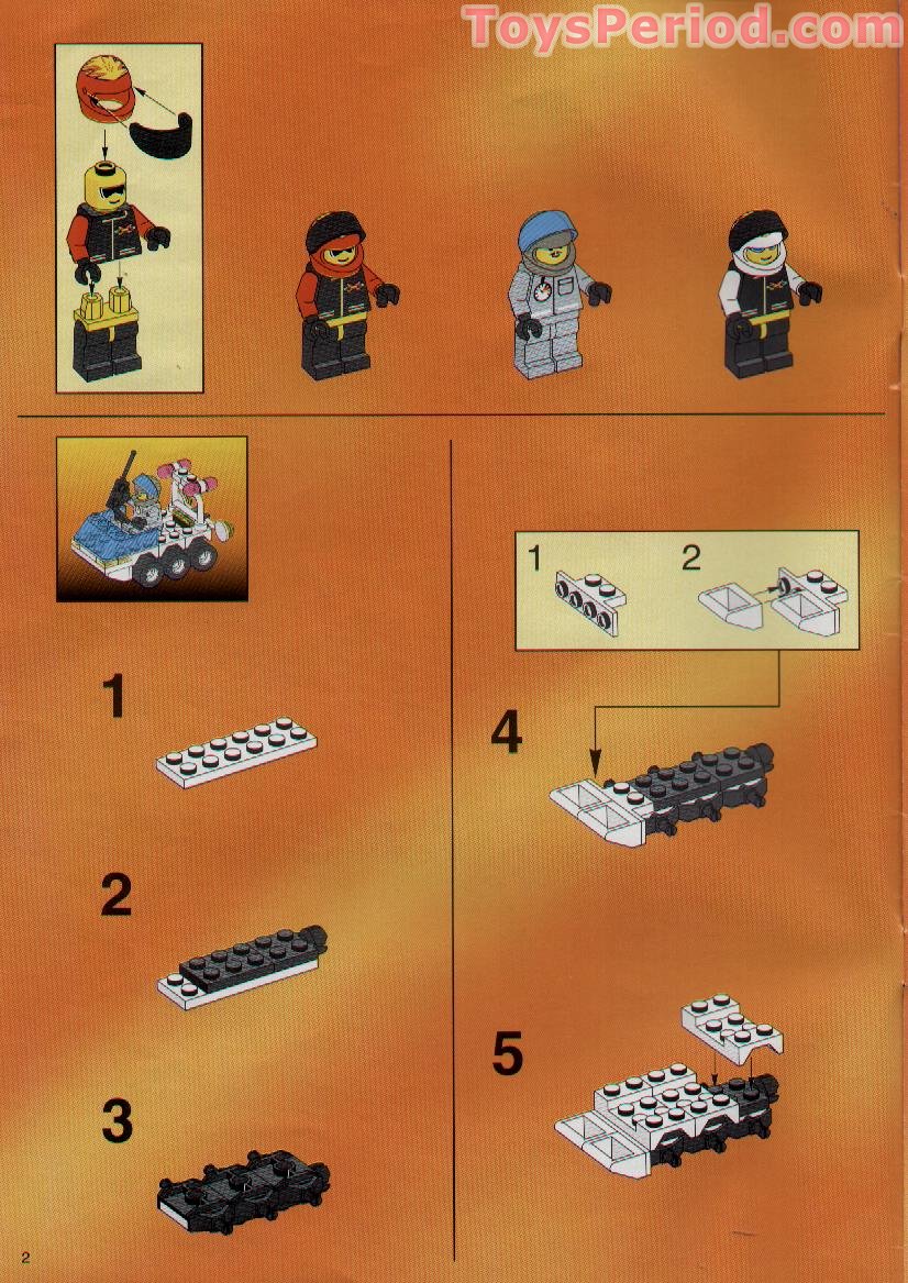 LEGO 6582 Daredevil Flight Squad Instructions and Parts List