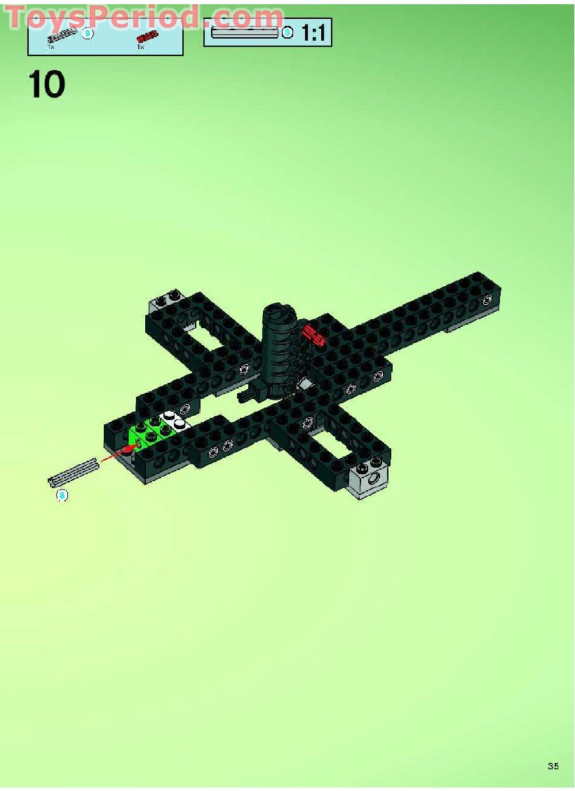 LEGO 7691 ETX Alien Mothership Assault Instructions and Parts List