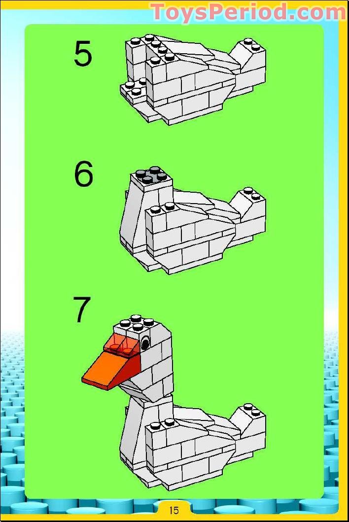 LEGO 7870 Hans Christian Andersen Bucket Instructions and Parts List