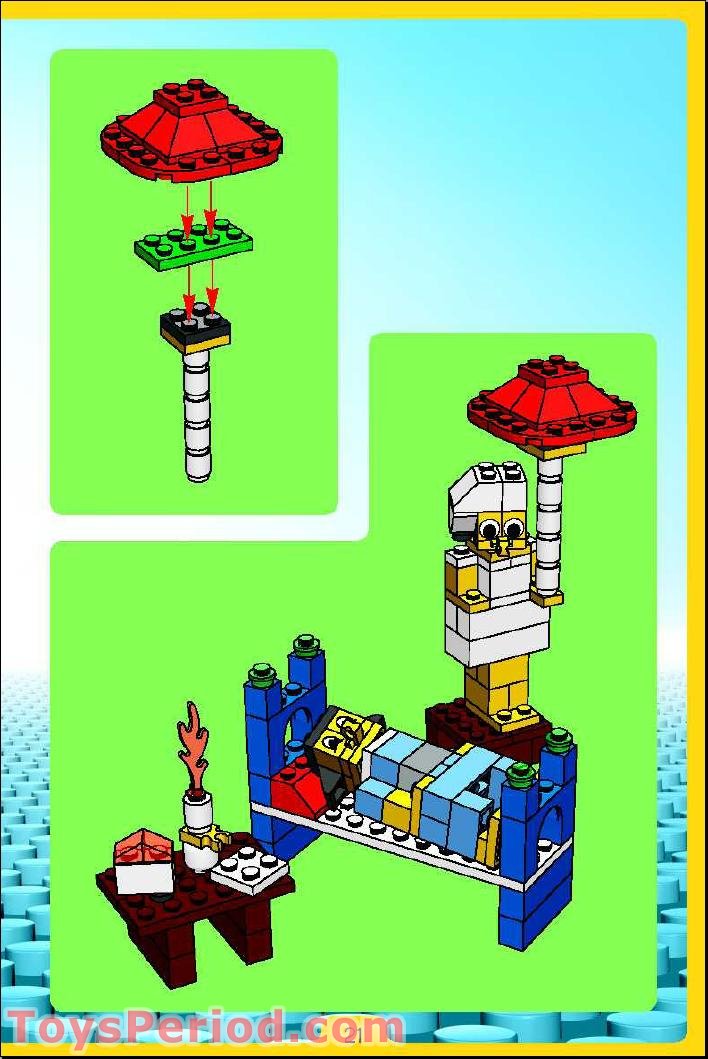 LEGO 7870 Hans Christian Andersen Bucket Instructions and Parts List