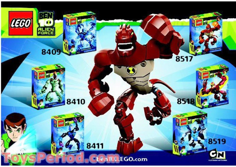 LEGO 7136 Bionicle Stars - Skrall Instructions and Parts List