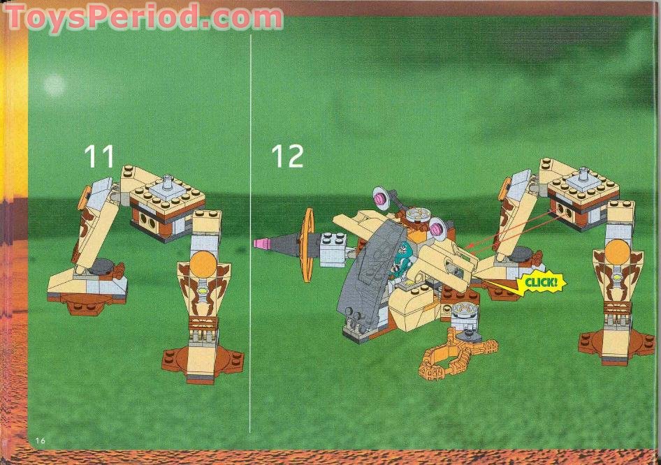 LEGO 7316 Excavation Searcher Instructions and Parts List