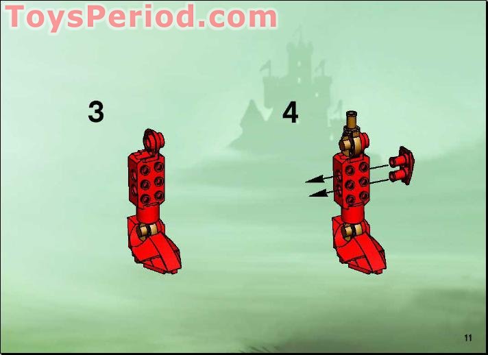 LEGO 8785-1 Santis (USA Version with 3 Cards) Instructions and Parts List