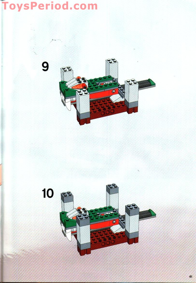 LEGO 8780 Citadel of Orlan Instructions and Parts List
