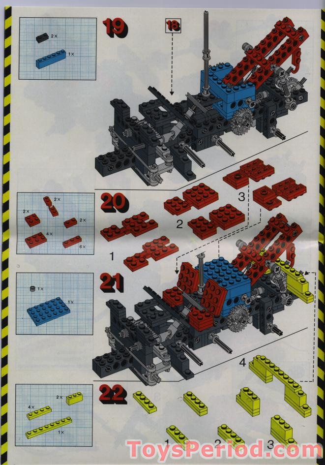 LEGO 8846 Tow Truck Instructions and Parts List