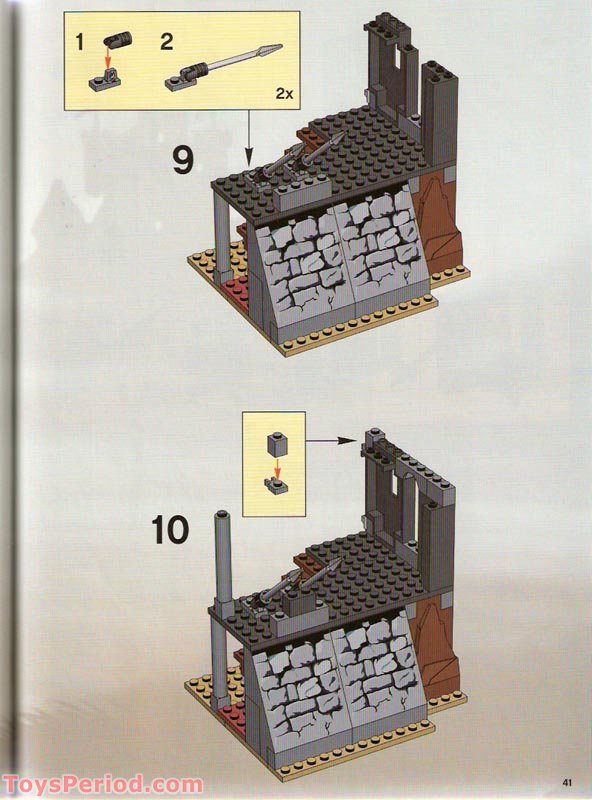 LEGO 8877 Vladek's Dark Fortress Instructions and Parts List