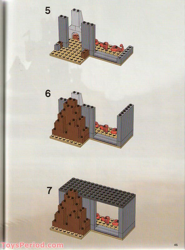 LEGO 8877 Vladek's Dark Fortress Instructions and Parts List