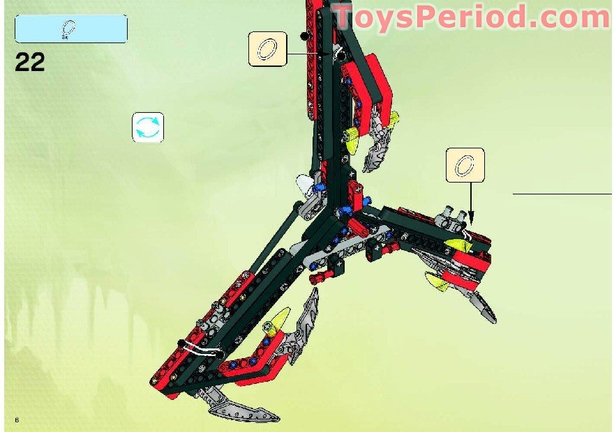 LEGO 8943 Axalara T9 Instructions and Parts List