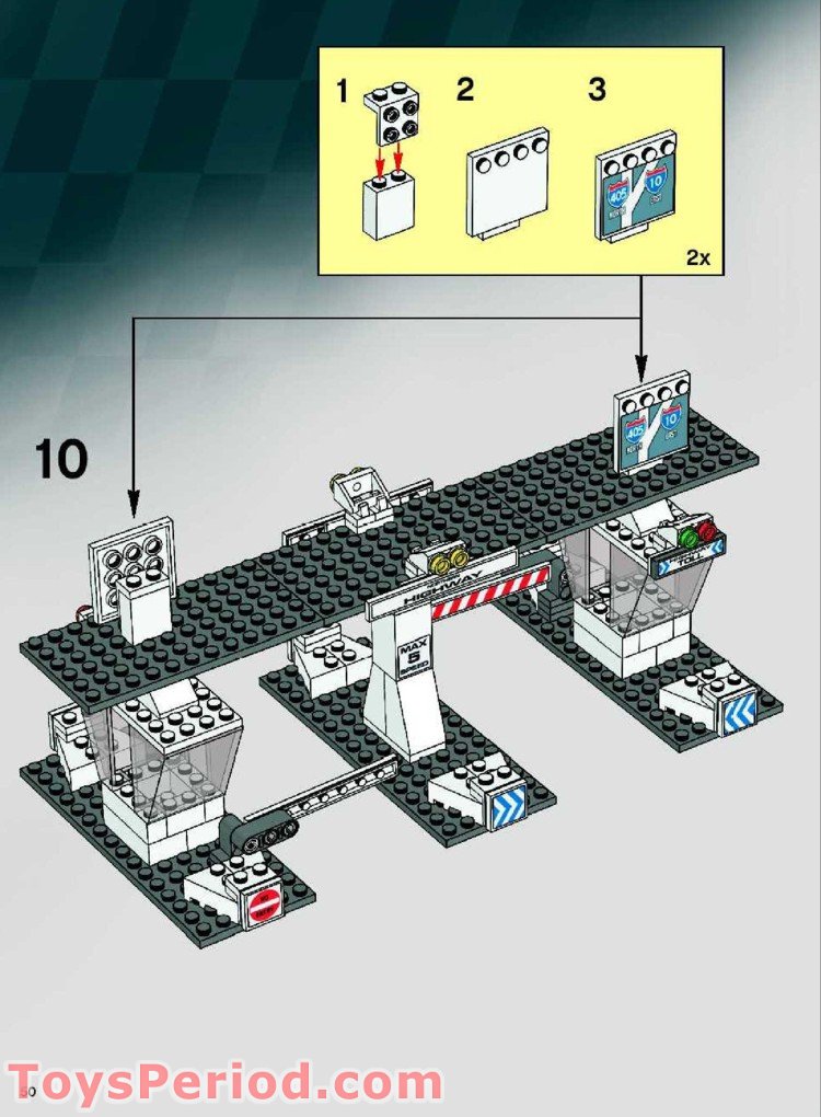 LEGO 8147 Bullet Run Instructions and Parts List