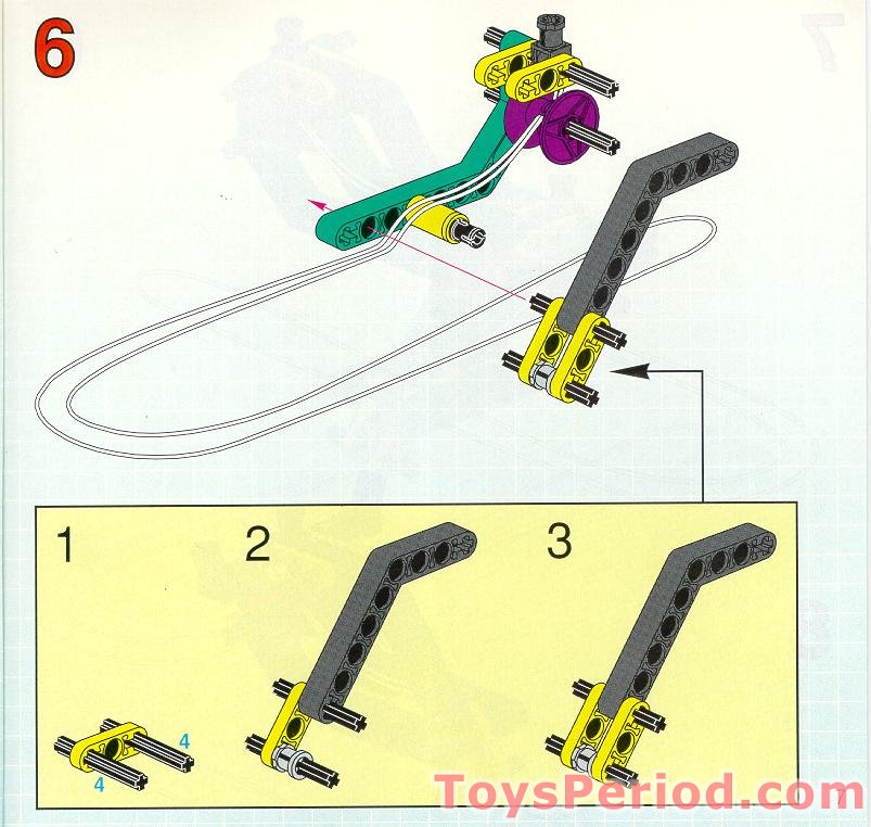 LEGO 8202 Bungee Chopper Instructions and Parts List
