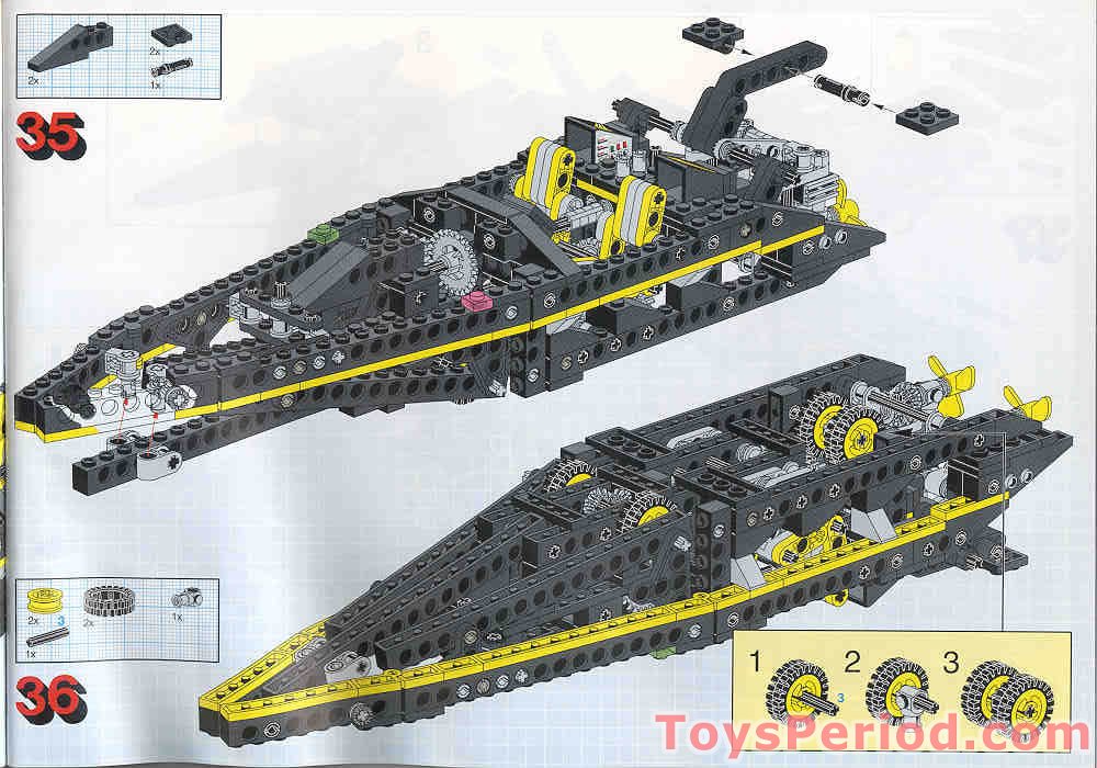 LEGO 8425 Black Hawk Instructions and Parts List