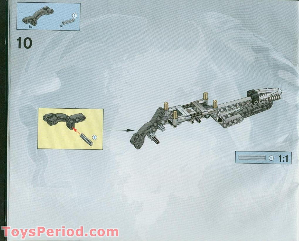 LEGO 8594 Jaller and Gukko Instructions and Parts List