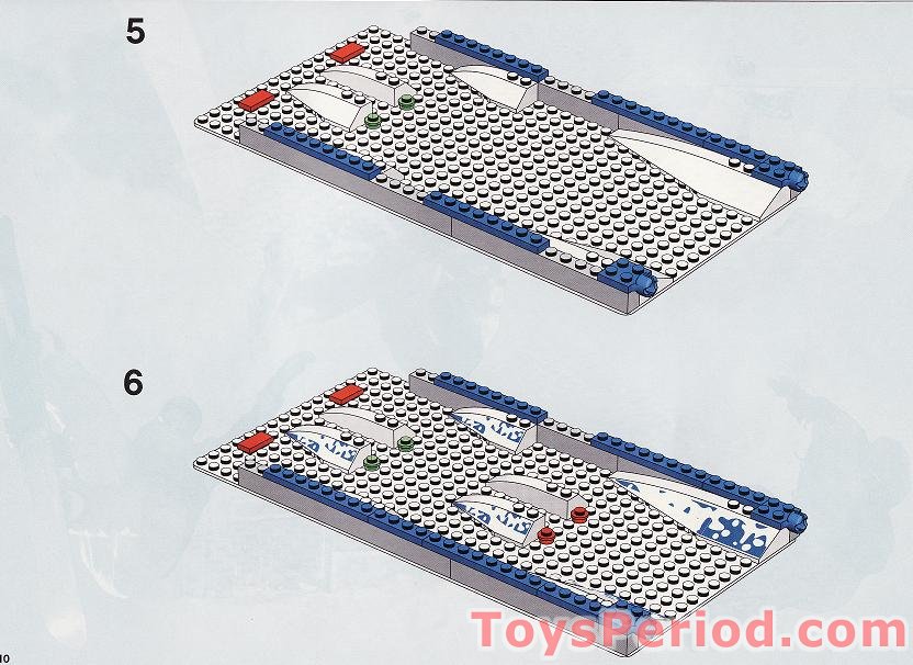 LEGO 3538 Snowboard Boarder Cross Race Instructions and Parts List