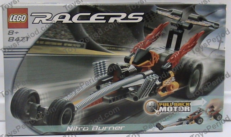 LEGO 8471 Nitro Burner Instructions and Parts List