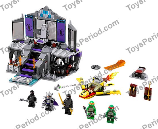 LEGO 79122 Shredder's Lair Rescue Set Parts List