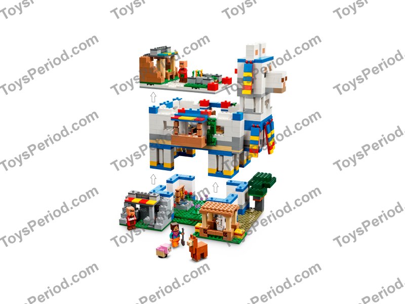LEGO 21188 The Llama Village Set Parts List
