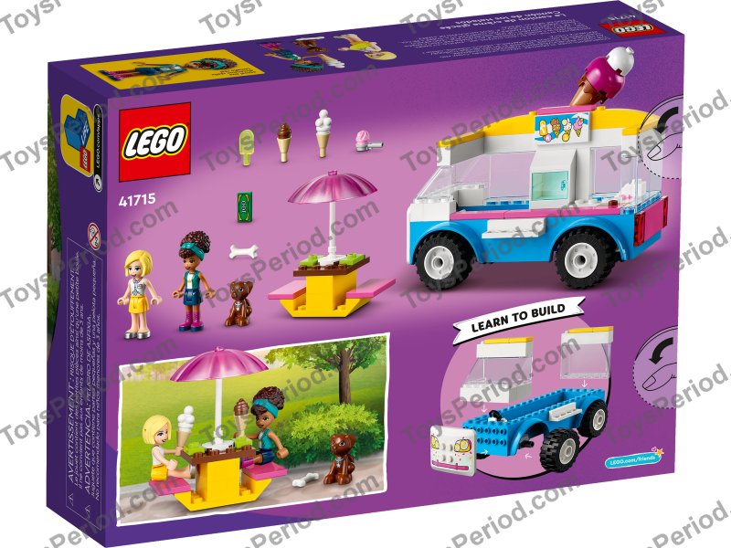 LEGO 41715 Ice-Cream Truck Set Parts List