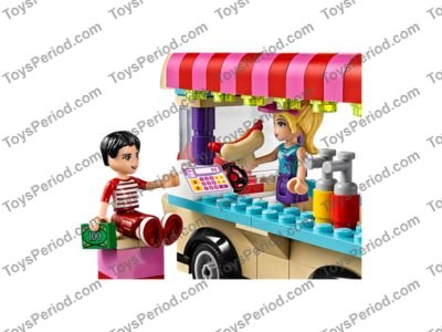 LEGO 41129 Amusement Park Hot Dog Van Set Parts List