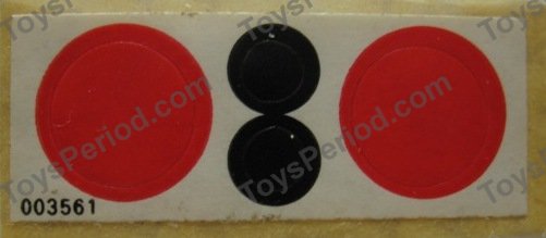 LEGO Sets with Part 698.1stk01 Sticker Sheet for Set 698-1 - (003561)