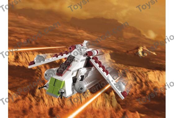 LEGO 4490 Mini Republic Gunship Instructions and Parts List