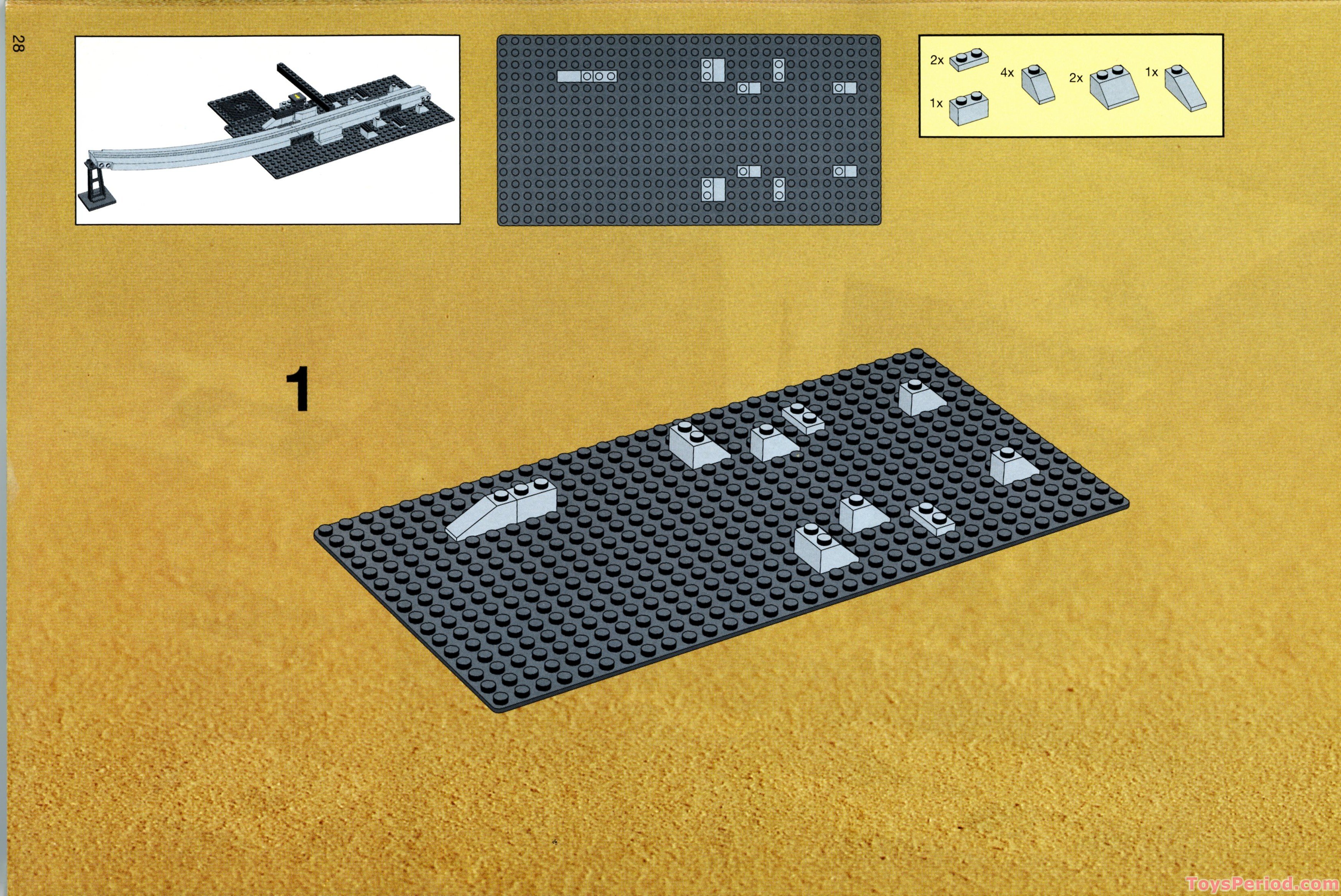 LEGO 6991 Monorail Transport Base Instructions and Parts List