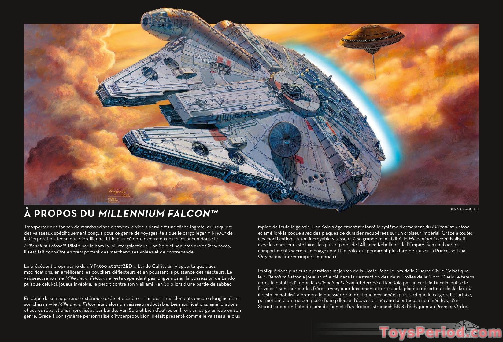 LEGO 75192 Millennium Falcon Instructions and Parts List