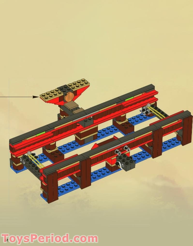 LEGO 2507 Fire Temple Instructions and Parts List