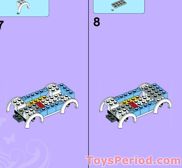 LEGO 3185 Summer Riding Camp Instructions and Parts List