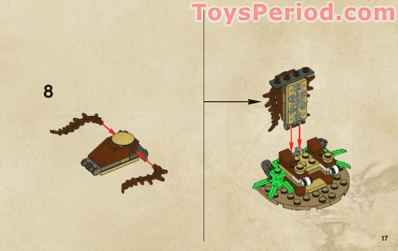 LEGO 4182 The Cannibal Escape Instructions and Parts List