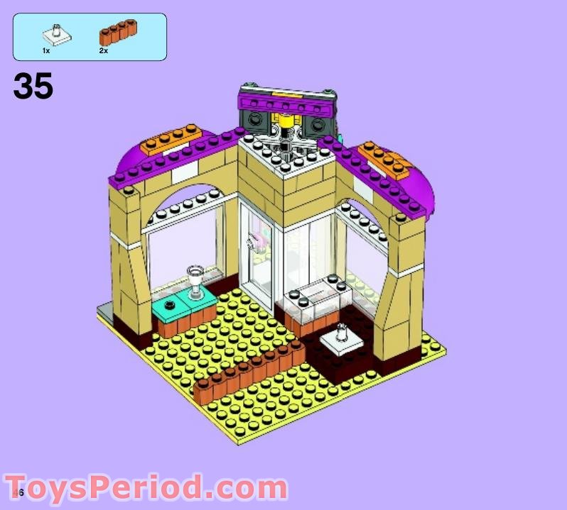 LEGO 41006 Downtown Bakery Instructions and Parts List