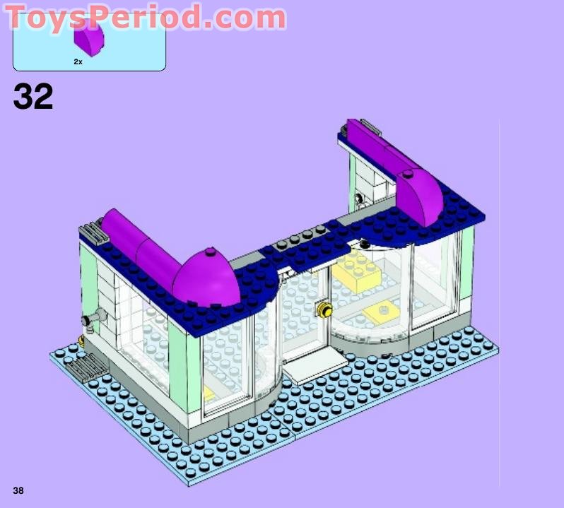 LEGO 41007 Heartlake Pet Salon Instructions and Parts List