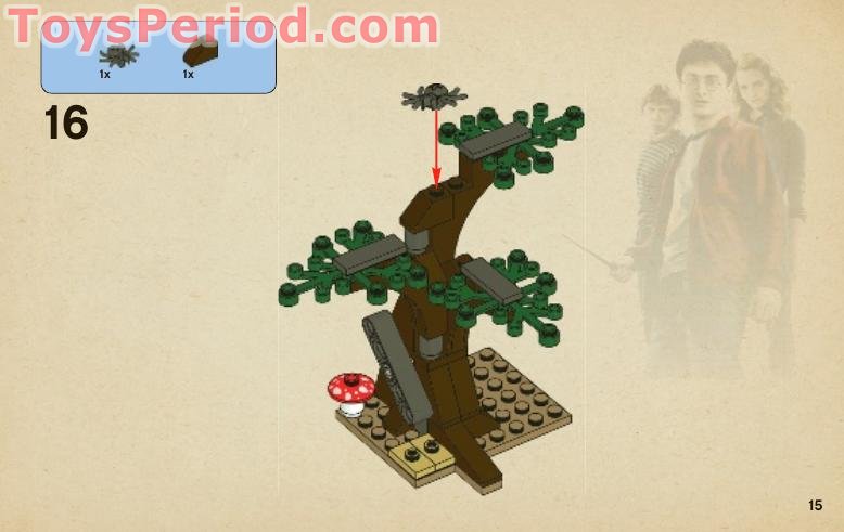 LEGO 4865 The Forbidden Forest Instructions and Parts List