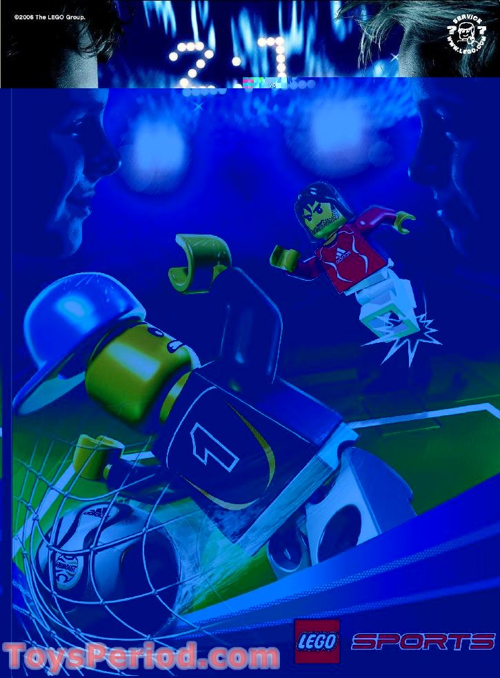 LEGO 3570 Street Soccer Instructions and Parts List
