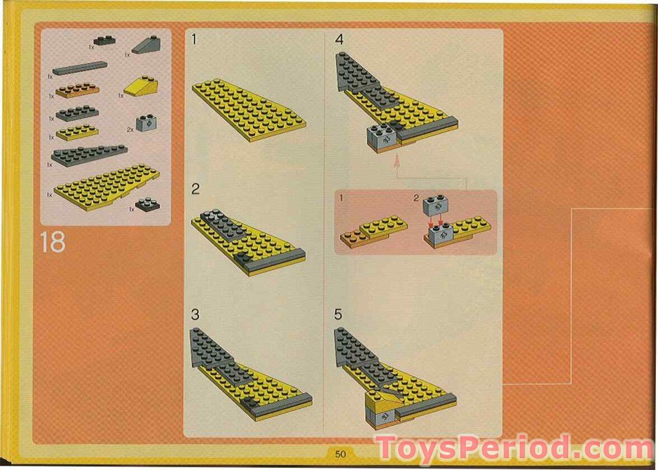 LEGO 4094 Motor Movers Instructions and Parts List