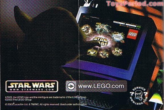 LEGO 4491 Mini Trade Federation MTT Instructions and Parts List