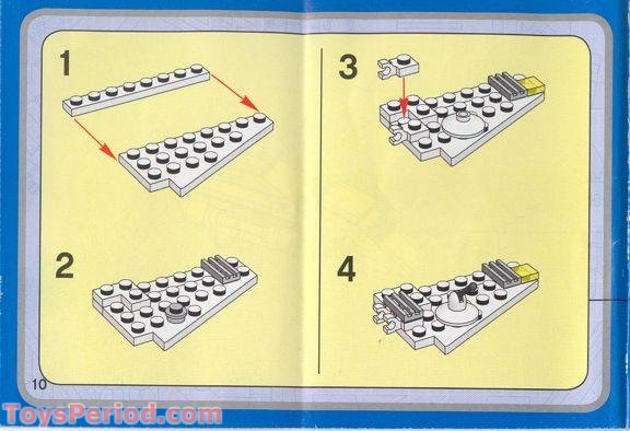 LEGO 4494 Mini Imperial Shuttle Instructions and Parts List