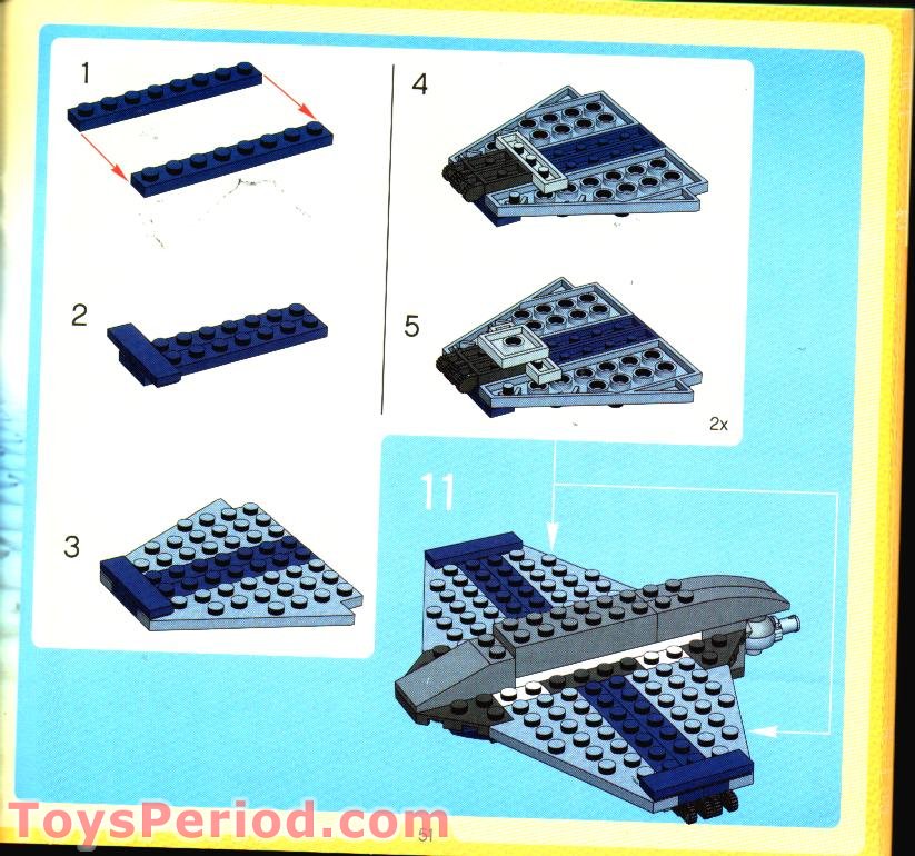 LEGO 4506 Deep Sea Predators Instructions and Parts List