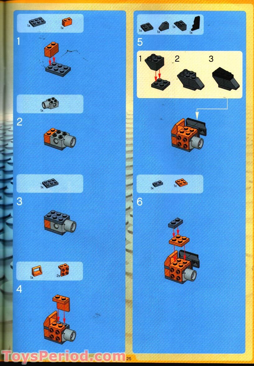 LEGO 4508 Titan Xp Instructions and Parts List