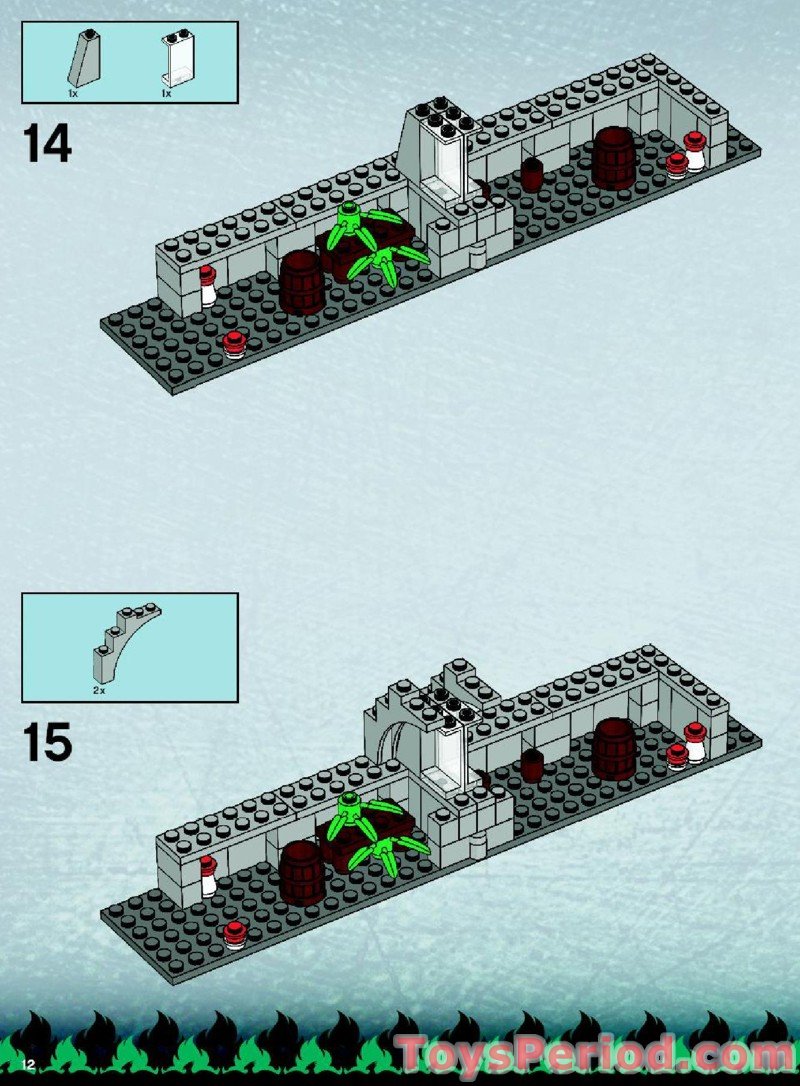 LEGO 5378 Hogwarts Castle (3rd Edition) Instructions and Parts List