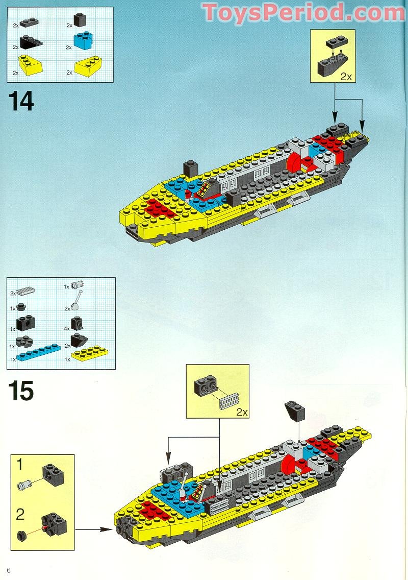 LEGO 5542 Black Thunder Instructions and Parts List
