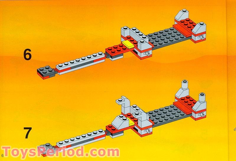 LEGO 6047 Traitor Transport Instructions and Parts List