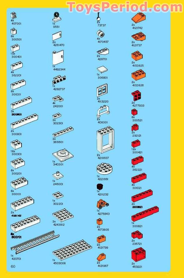 LEGO 6164 LEGO Rescue Building Set Instructions and Parts List