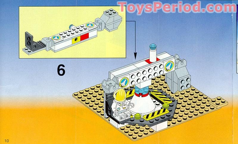 LEGO 6455 Space Simulation Station Instructions and Parts List