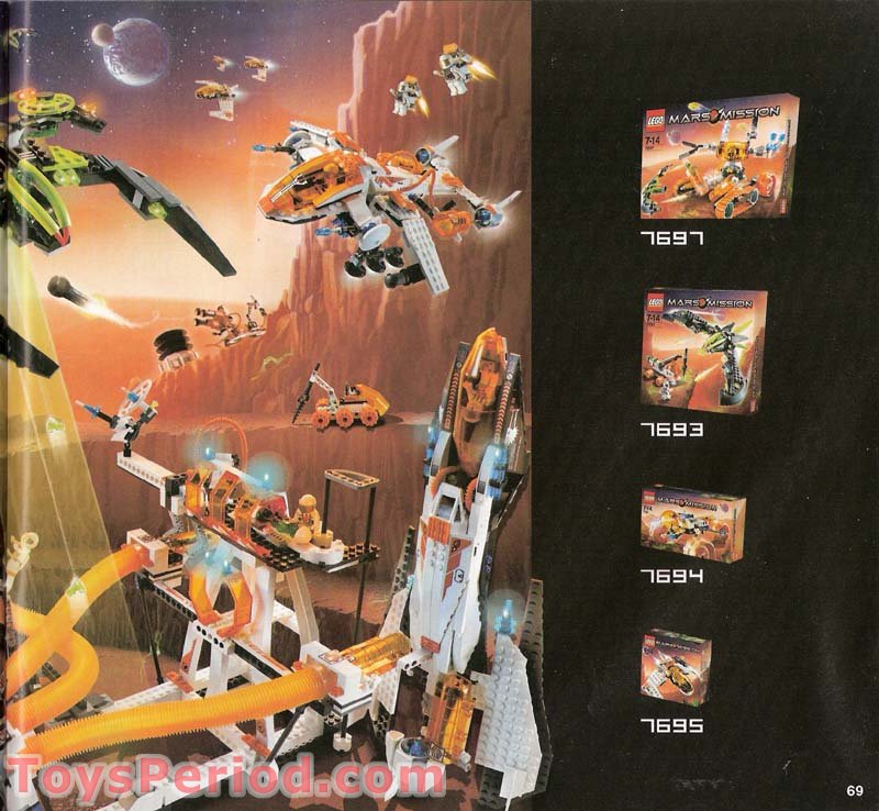 LEGO 7697 MT-51 Claw-Tank Ambush Instructions and Parts List