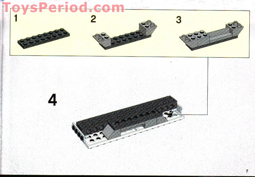 LEGO 7033 Armored Car Action Instructions and Parts List