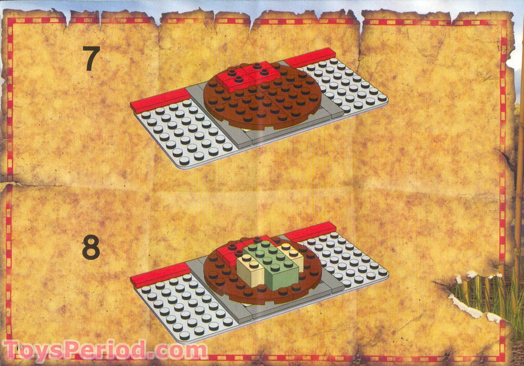 LEGO 7413 Passage of Jun-Chi Instructions and Parts List