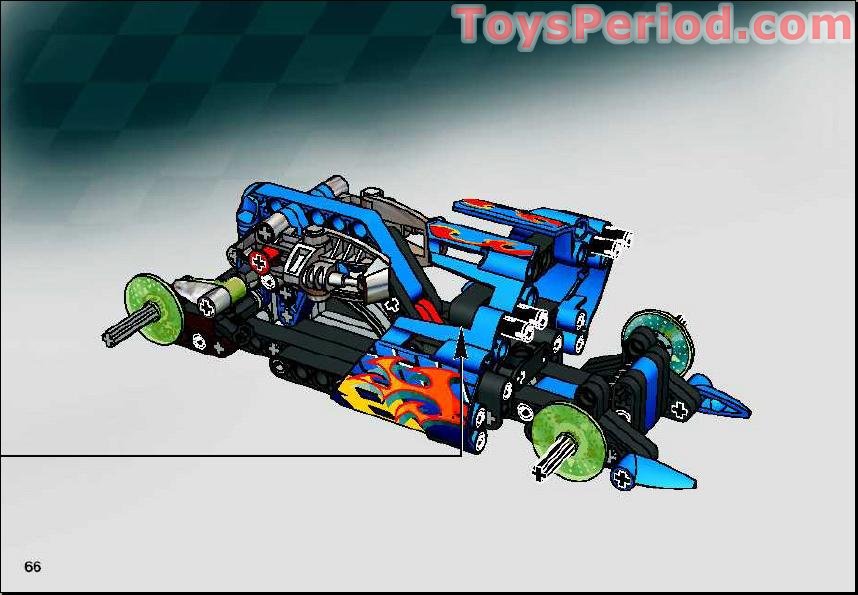 LEGO 8646 Speed Slammer Bike Instructions and Parts List